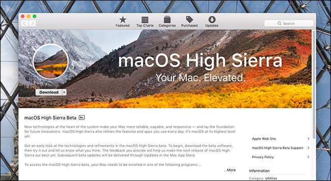 How to Try the macOS High Sierra Beta Right Now