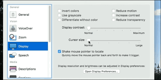 How to Make the Mouse Cursor Bigger or Smaller on Your Mac