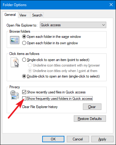 How to Disable Quick Access in File Explorer on Windows 10