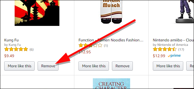 How to Delete Items From Your Amazon Browsing History