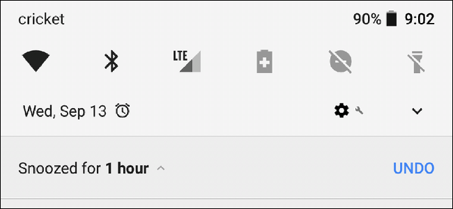 How to Snooze Notifications in Android Oreo