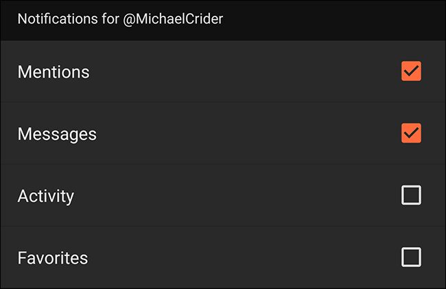 How to See Twitter Notifications For Mentions, But Not Likes or Retweets