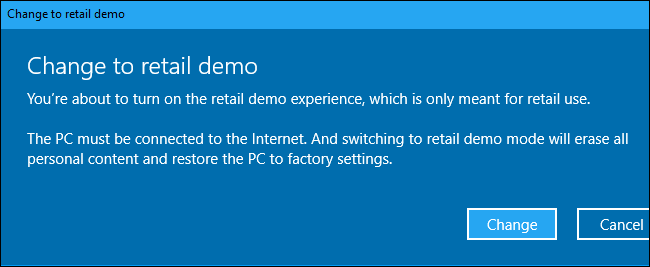 Stupid Geek Tricks: How to Enable Windows 10's Hidden Retail Demo Mode