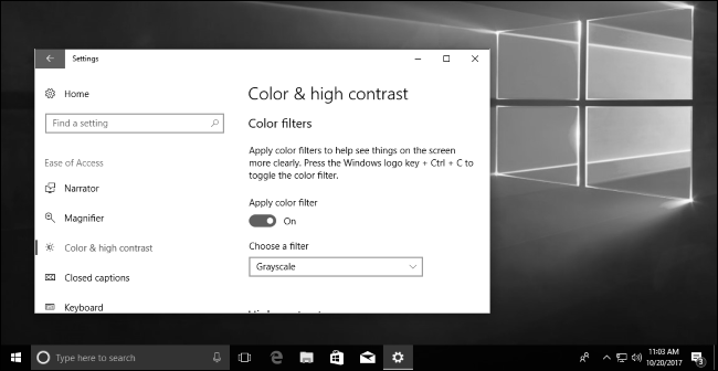 How to Enable Color Filters to Read the Screen More Clearly on Windows 10