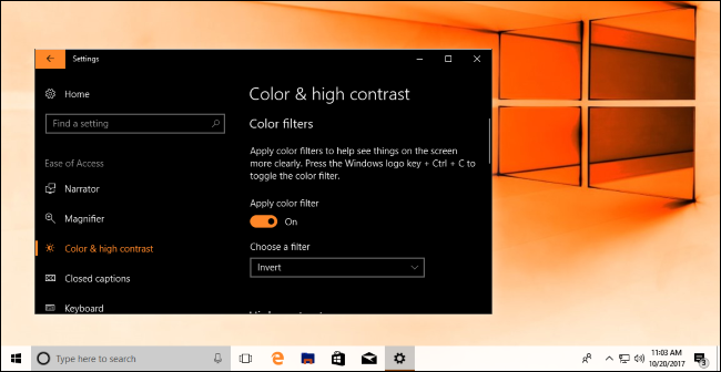How to Enable Color Filters to Read the Screen More Clearly on Windows 10