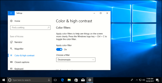 How to Enable Color Filters to Read the Screen More Clearly on Windows 10