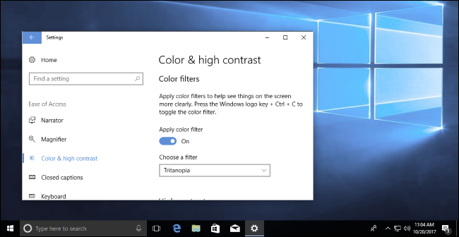 How to Enable Color Filters to Read the Screen More Clearly on Windows 10