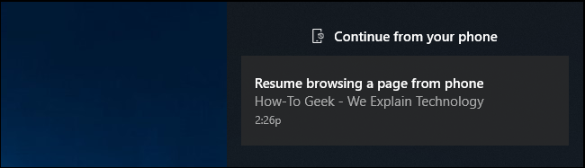 How to Use Windows 10's "Continue on PC" Feature With an iPhone or ...