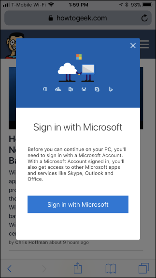 How to Use Windows 10's "Continue on PC" Feature With an iPhone or ...