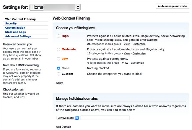 How to Set Up Whole-House Parental Controls with OpenDNS