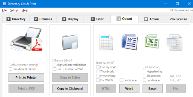 How to Print or Save a Directory Listing to a File in Windows