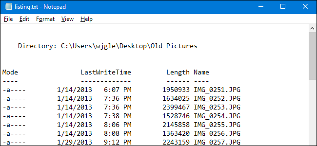 How to Print or Save a Directory Listing to a File in Windows