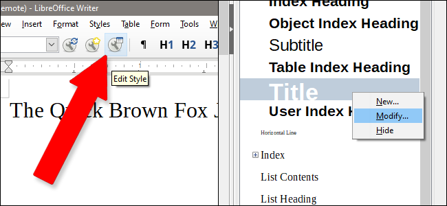 How to Use Custom Styles in LibreOffice Writer