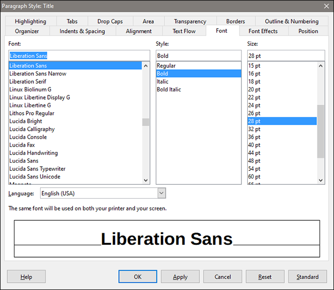 How to Use Custom Styles in LibreOffice Writer