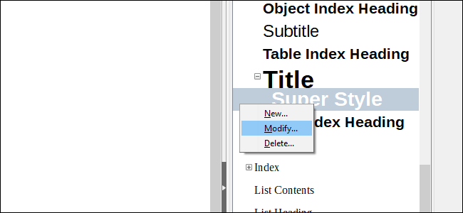 How to Use Custom Styles in LibreOffice Writer