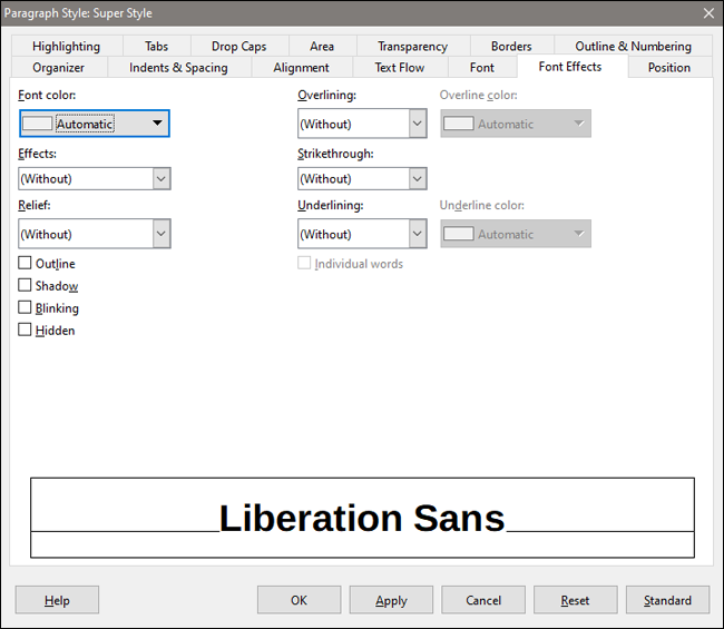 How to Use Custom Styles in LibreOffice Writer