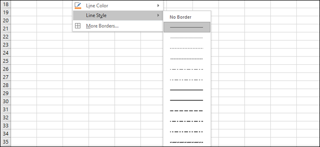 How To Add and Change Cell Borders In Excel