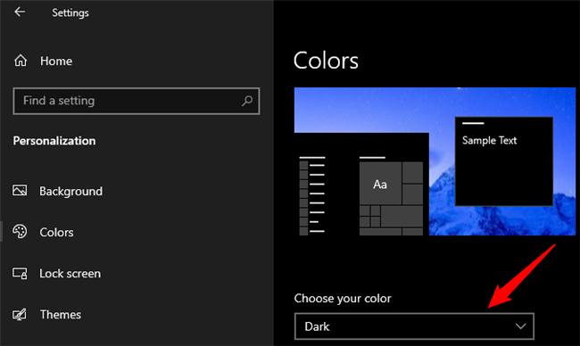 How to Enable Dark Mode in Windows 10