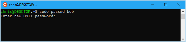 How to Change Your User Account in Windows 10's Ubuntu Bash Shell