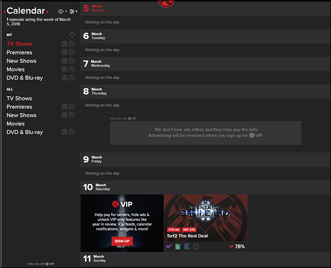 How To Keep Track of Your Streaming And Broadcast Shows With Trakt.TV