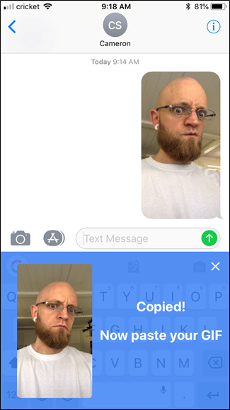 How to Make Animated GIFs Using Google's Gboard Keyboard on iPhone and ...