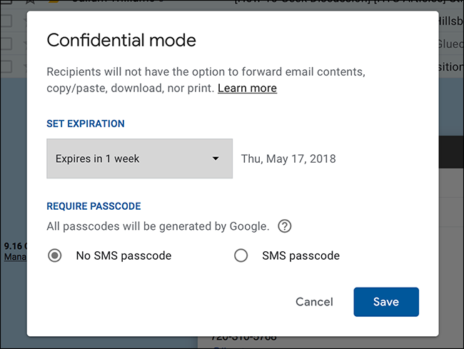 How the New Confidential Mode Works In Gmail