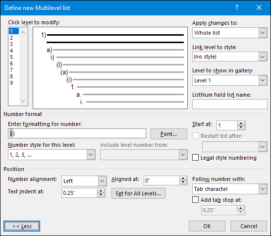 How to Create and Work with Multilevel Lists in Microsoft Word