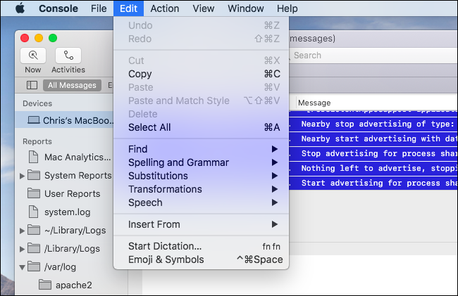 How to View the System Log on a Mac