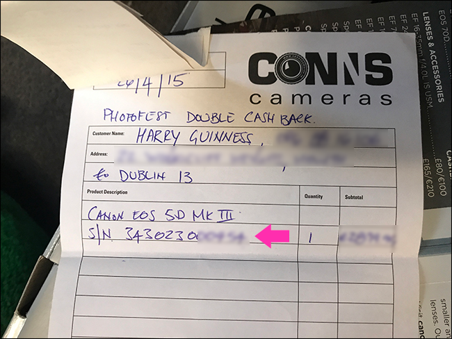 How to Check the Serial Number On Your Camera Gear