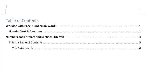 How to Work with Page Numbers in Microsoft Word