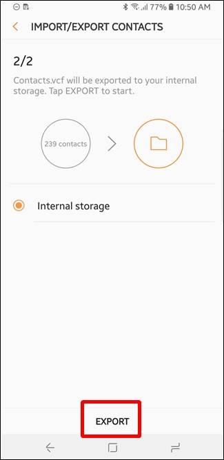 How to Manually Export and Back Up Contacts on Android