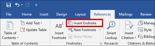 How to Use Footnotes and Endnotes in Microsoft Word