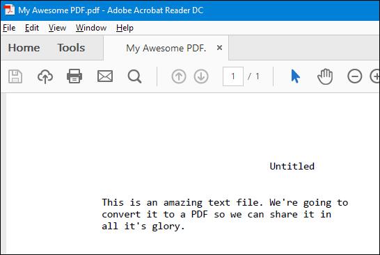 How to Create a PDF File in Windows
