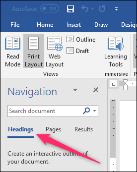 Use the Navigation Pane to Easily Reorganize Microsoft Word Documents