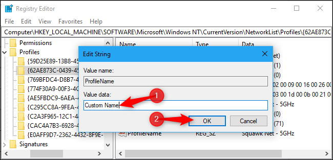 How to Change or Rename the Active Network Profile Name in Windows 10