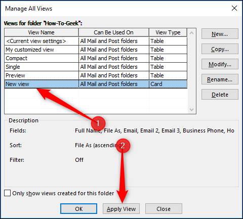 How to Create and Customize a Folder View in Outlook