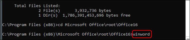 How (and Why) to Start Microsoft Word from the Command Prompt