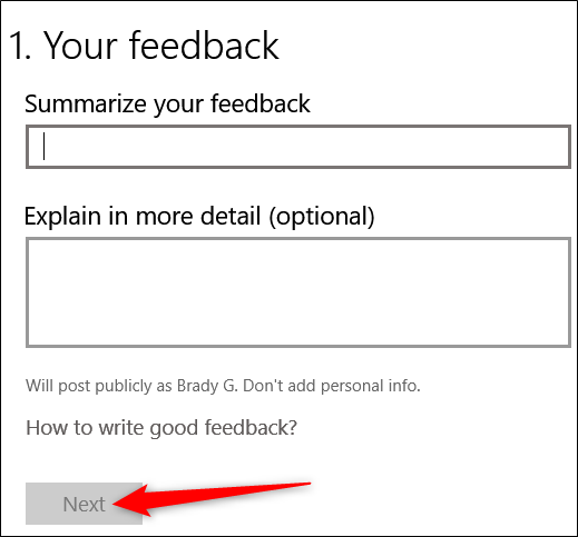 How to Report a Problem or Send Feedback About Windows 10