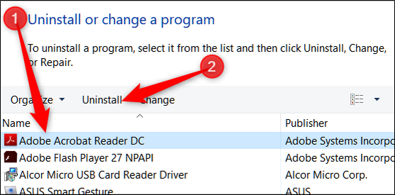 How to Uninstall or Repair a Program in Windows 10