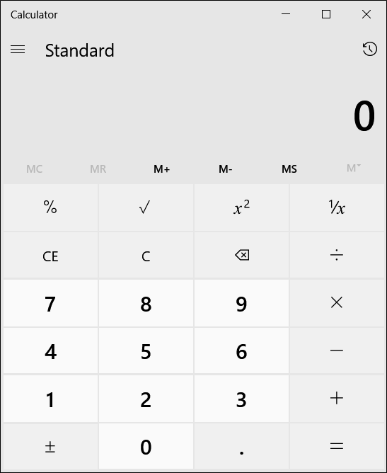 How to Use the Windows 10 Calculator