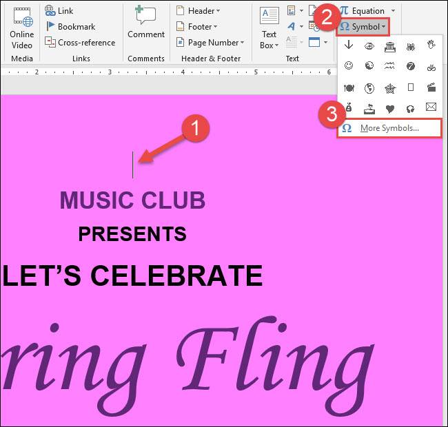 How to Insert Music Symbols in a Word Document