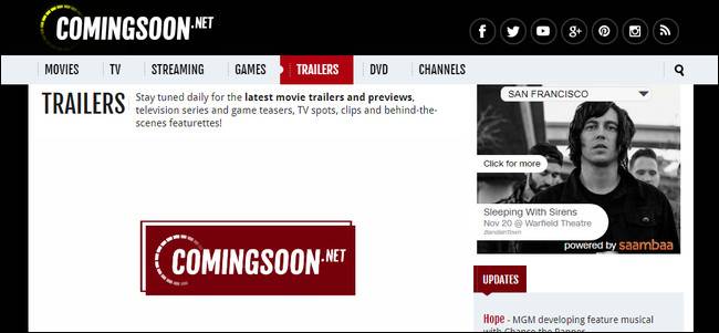 The Best Websites for Viewing Movie Trailers