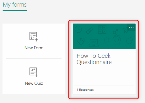 How to Create a Questionnaire in Microsoft Forms