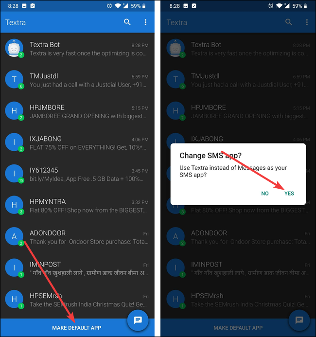 How to Set Your Default Texting App on Android