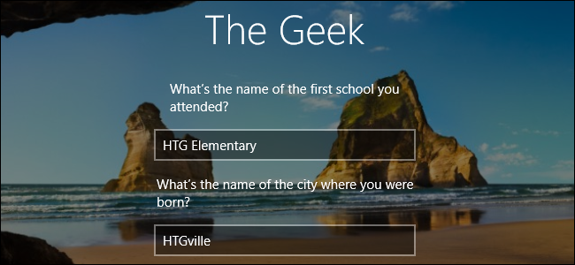 No You Dont Need To Disable Password Recovery Questions On Windows 10