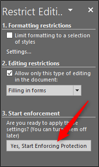 How to Make Word Documents Fillable but Not Editable