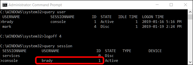 How to Sign Other Users Out of Windows 10