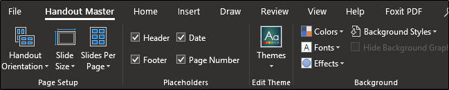 How to Customize a PowerPoint Handout Layout