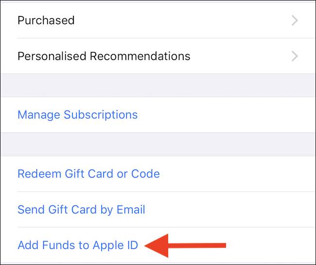 How to Add Funds to an Apple ID on an iPhone or iPad