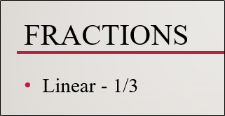 How to Write Fractions in PowerPoint
